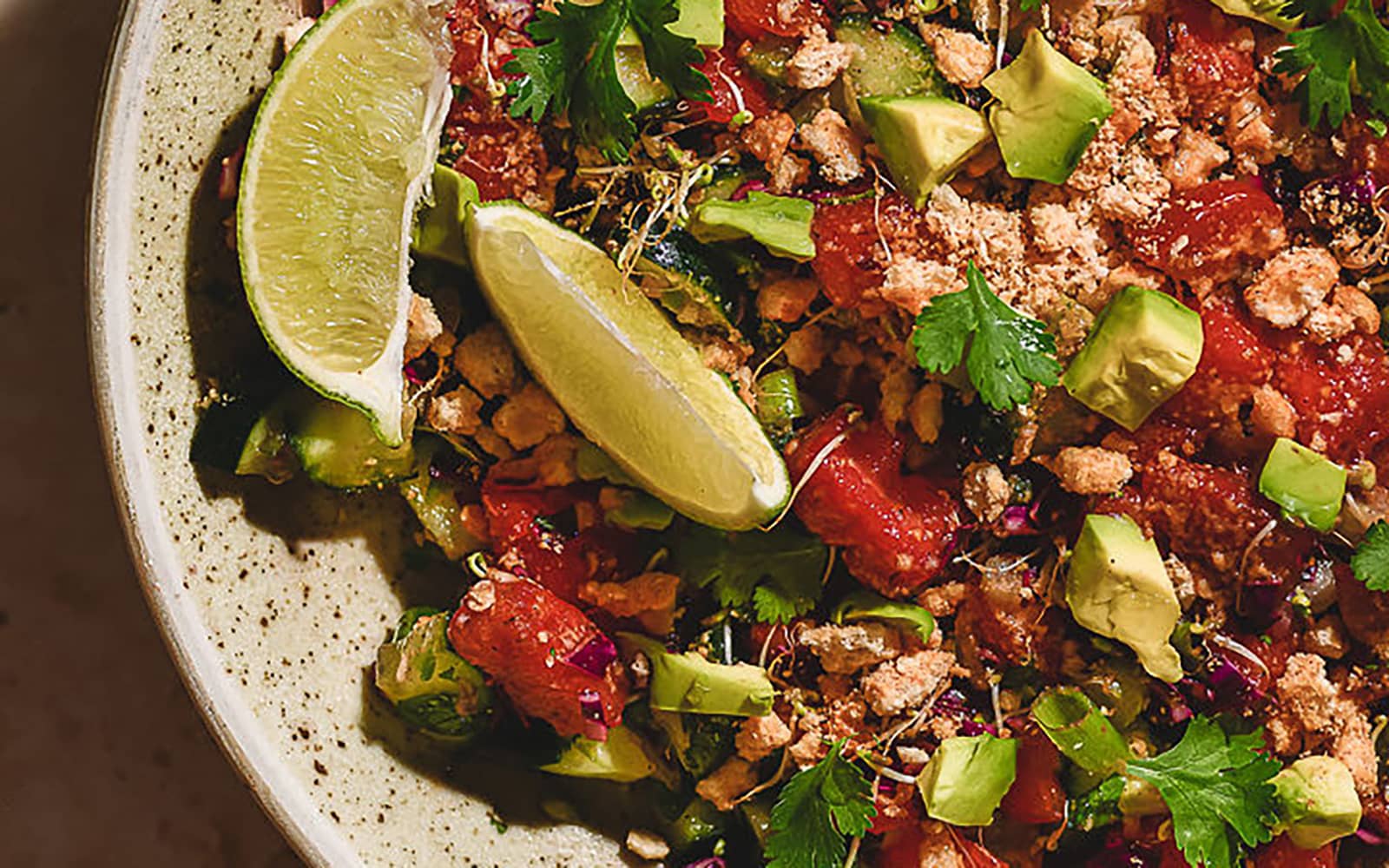 Watermelon Ceviche Salsa Salad – LesserEvil Snacks