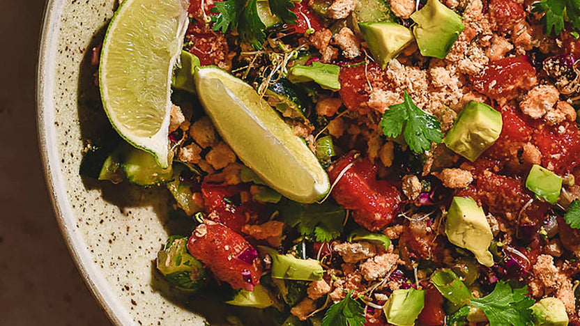 Watermelon Ceviche Salsa Salad – LesserEvil Snacks