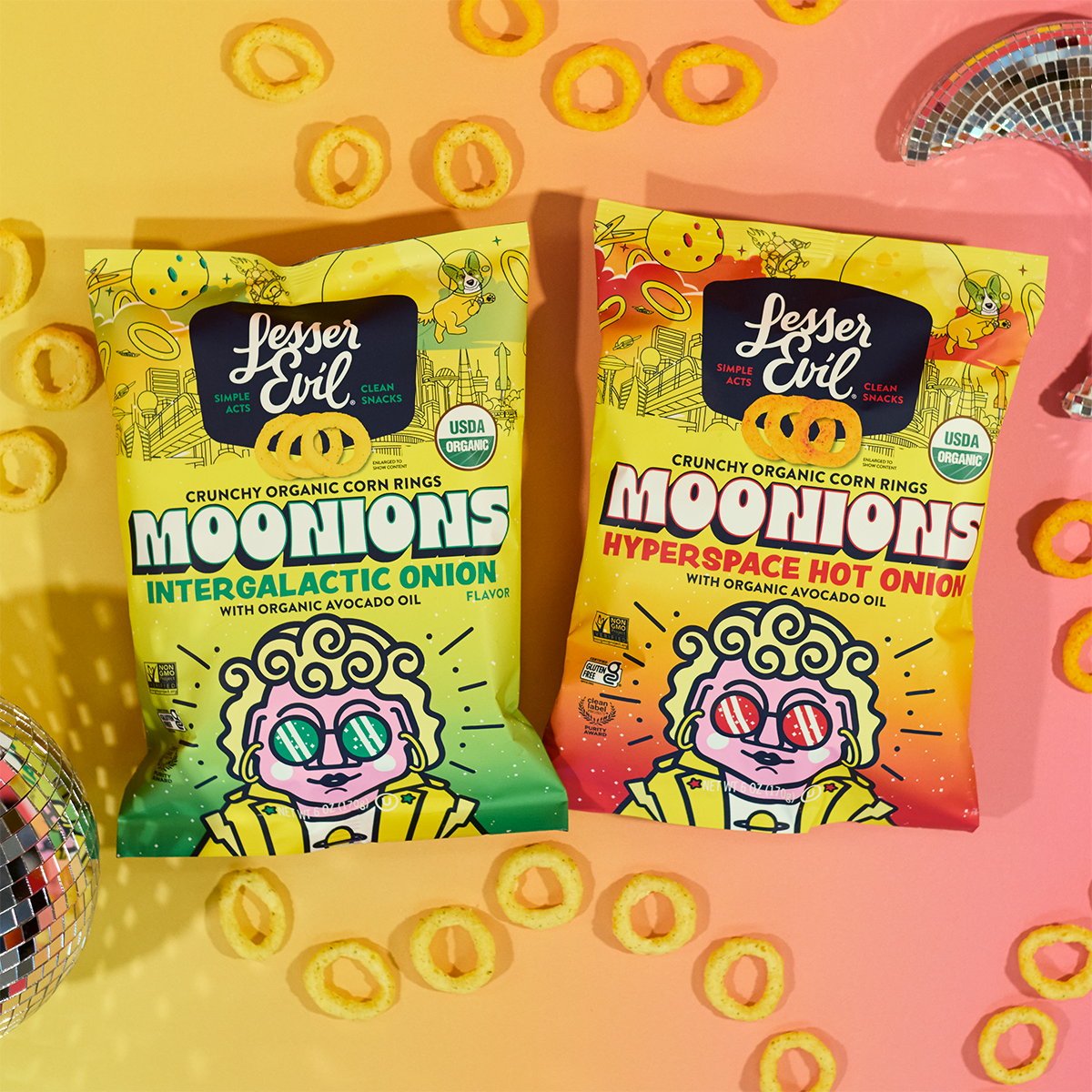 Moonions Snacks | LesserEvil Snacks | Onion Ring Snacks