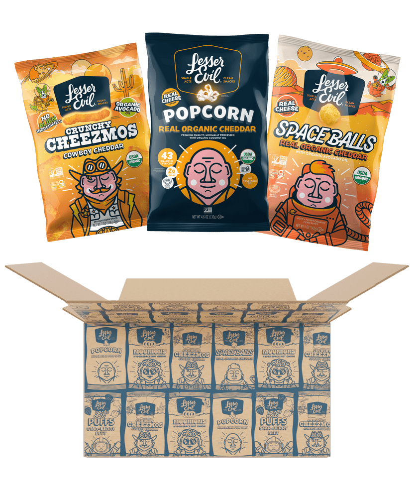 Space Balls Snacks | LesserEvil Snacks | Cheese Balls