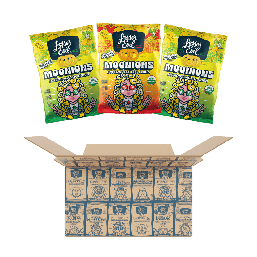 Intergalactic Onion Moonions | LesserEvil | Onion Ring Snack ...