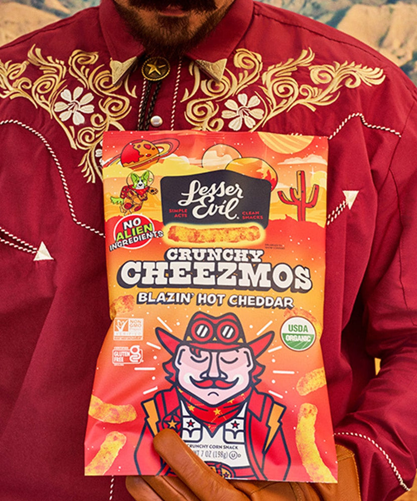 Cheezmos Cheese Puffs | LesserEvil Snacks | Healthy Snacks