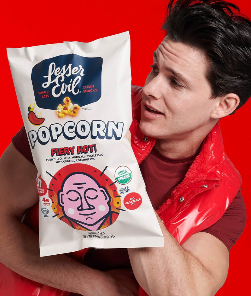 Healthy Snacks & Organic Popcorn | LesserEvil Snacks