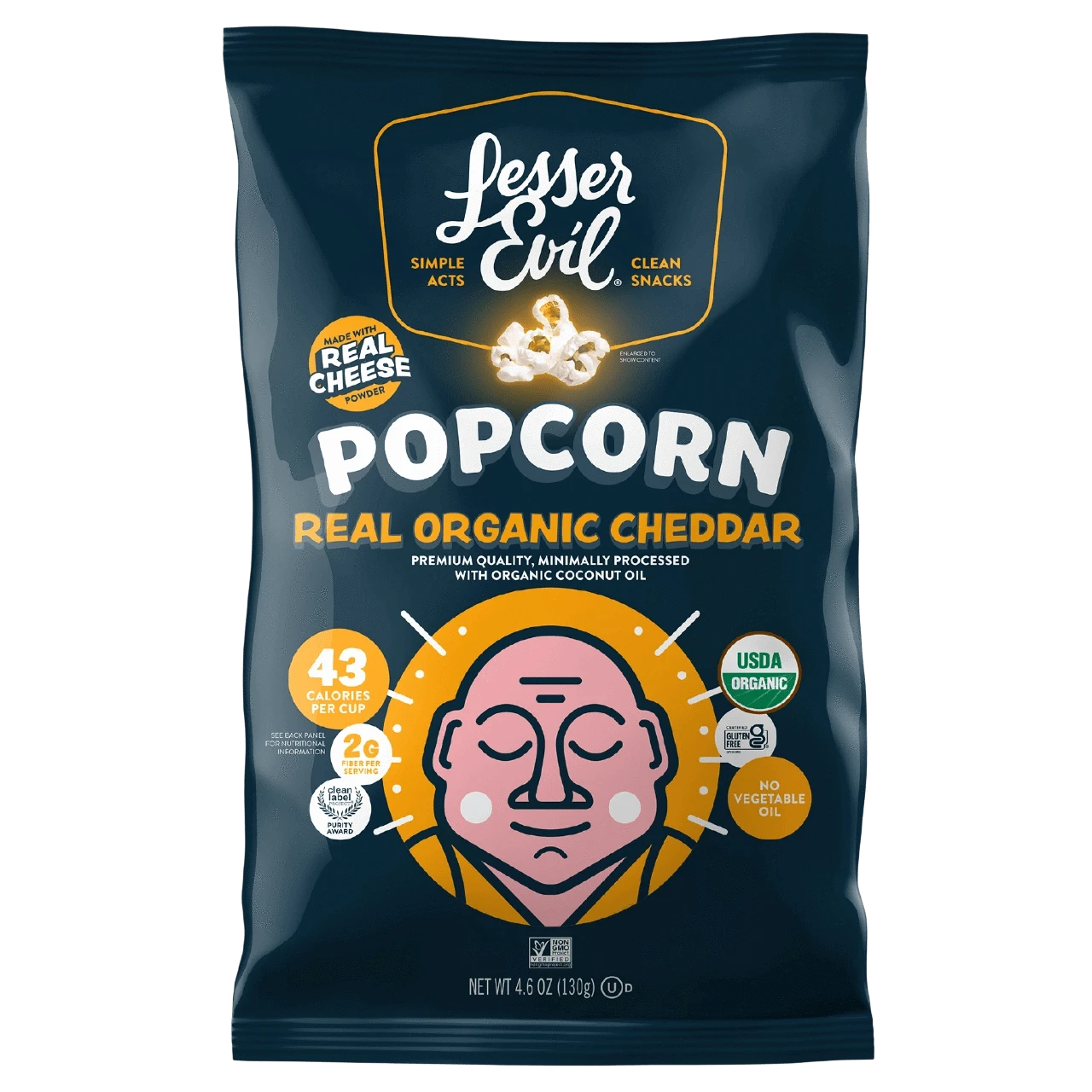 Healthy Snacks Organic Popcorn LesserEvil Snacks Healthy Snacks Organic Popcorn LesserEvil Snacks