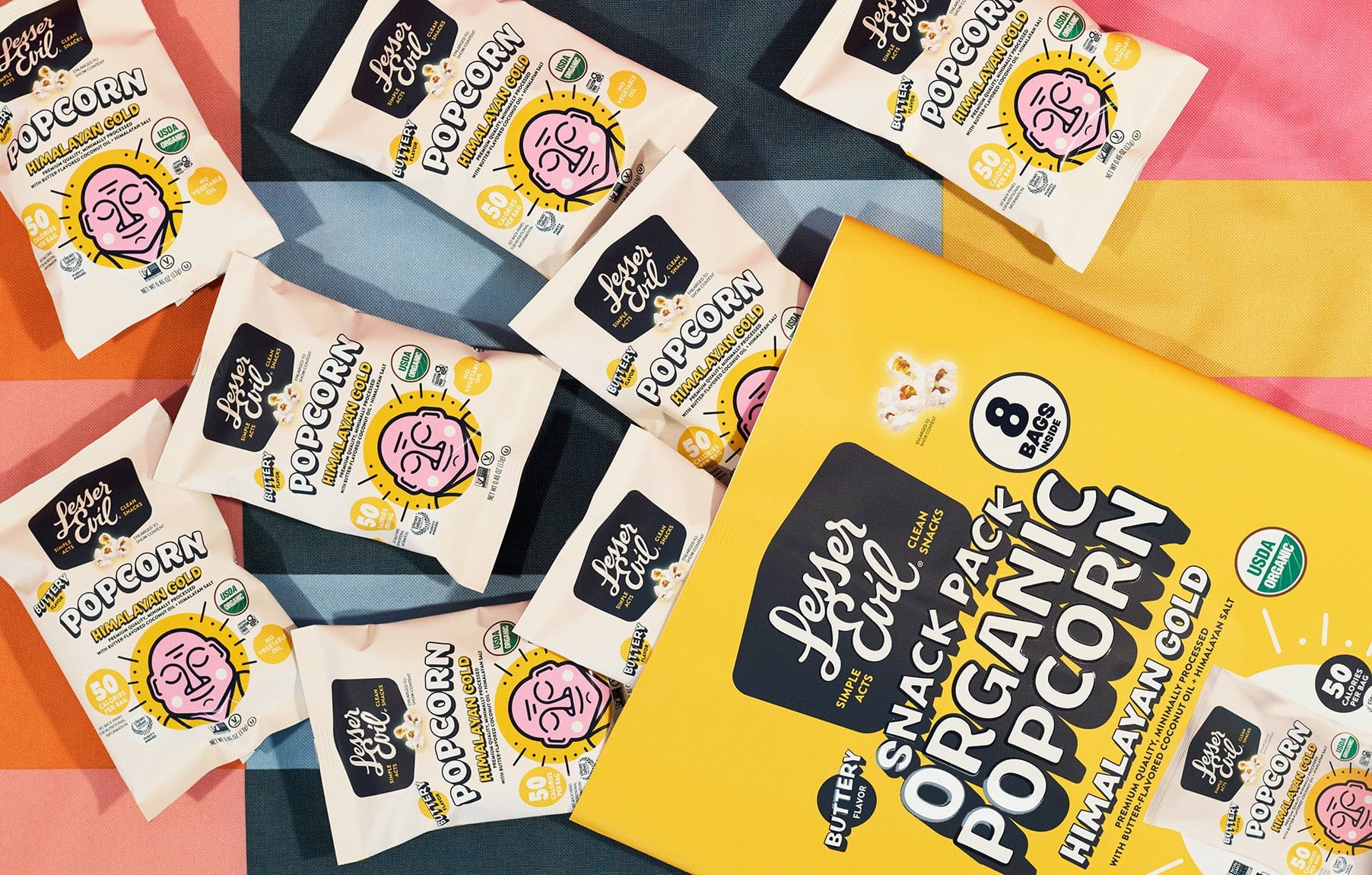 Himalayan Gold Popcorn | LesserEvil Snacks | Healthy Popcorn