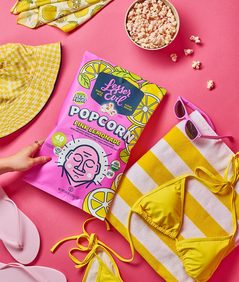 Shop All Organic Popcorn Snacks | Shop the Collection | LesserEvil Snacks