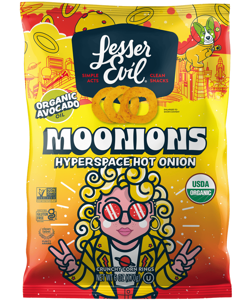 Intergalactic Onion Moonions | LesserEvil | Onion Ring Snack ...
