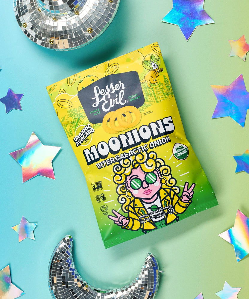 Intergalactic Onion Moonions | LesserEvil | Onion Ring Snack ...