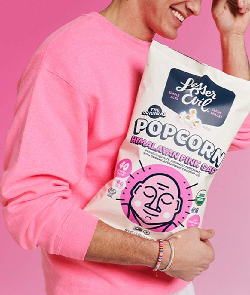 Healthy Snacks & Organic Popcorn | LesserEvil Snacks