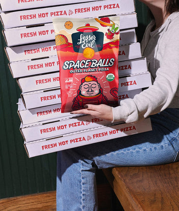 Space Balls Snacks | LesserEvil Snacks | Cheese Balls